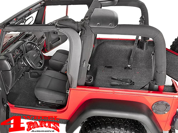 Carpet Kit Rear Premium Floor Kit from BedRug Jeep Wrangler TJ year 97 06 4 Wheel Parts