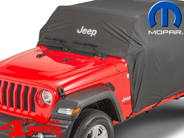 Jeep wrangler vehicle cover cab store